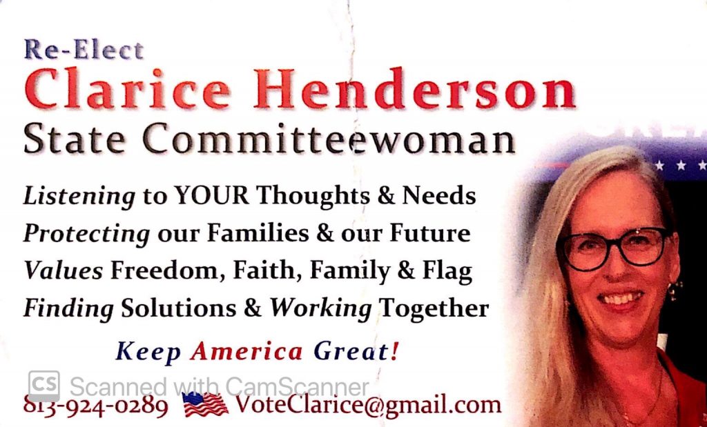 Re-Elect Clarice Henderson State Committeewoman - Knowledge Truth Justice